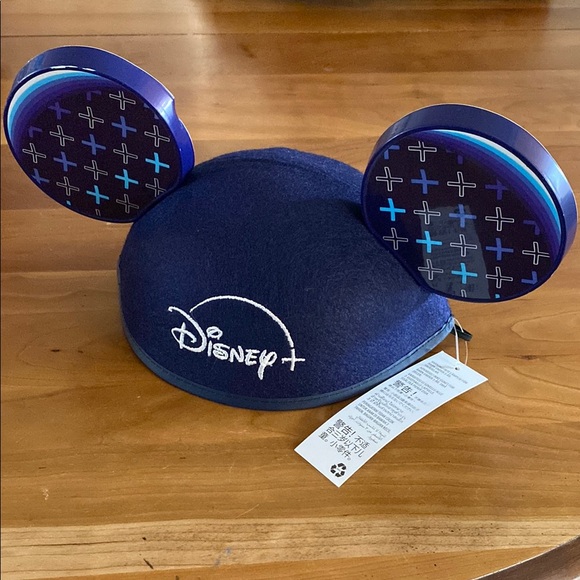 Disney | Accessories | Disney Blue Mickey Cap With Disney Plus Logo ...